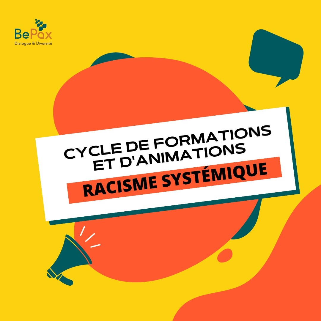 Cycle de formations et d'animations : racisme systémique - BePax